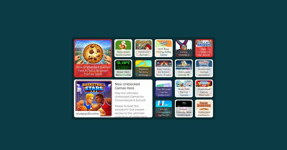 New Unblocked Games Mix - Symbaloo Library